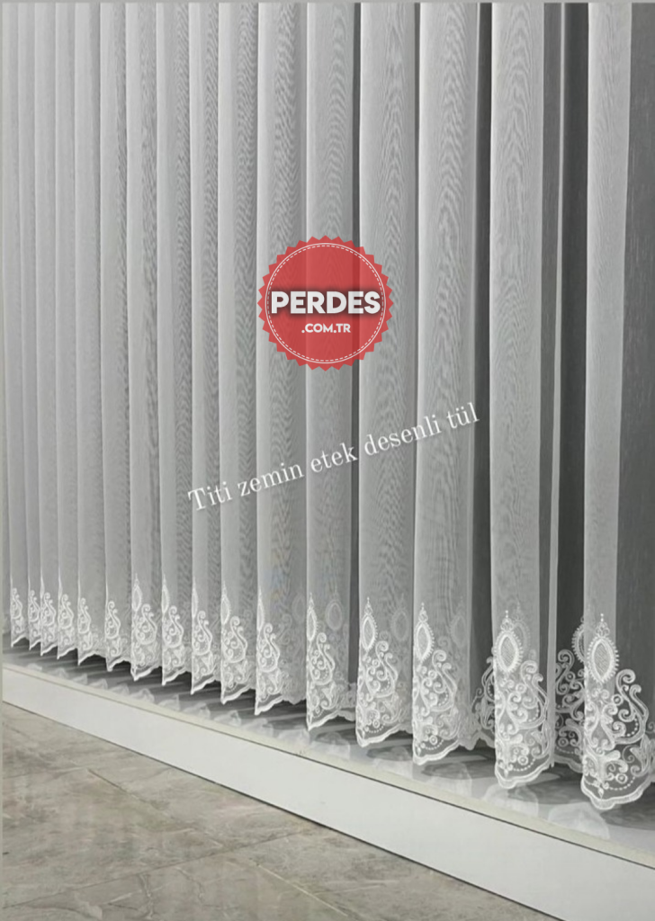 2025 Etek Desenli Tül Perde Modelleri İNDİRİMLİ!